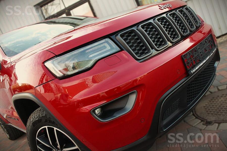 Sarkans Jeep Grand Cherokee 2019 Rīga, ar dzinēja tilpumu 3.00 L un nobraukumu 0 tūkst. km par 18850 €, foto 15 vietnē AUTOMOTO.COM.LV