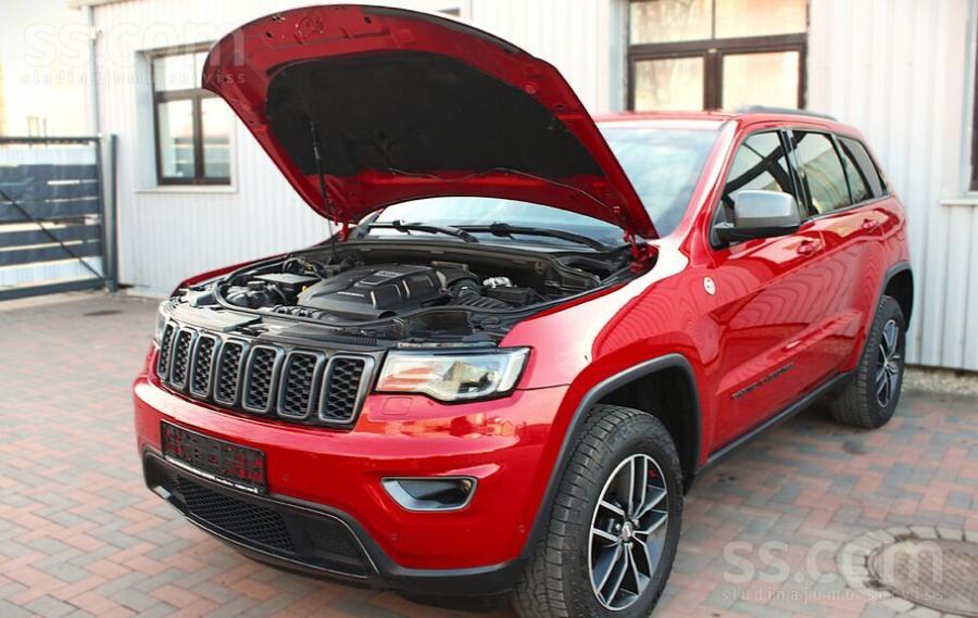 Sarkans Jeep Grand Cherokee 2019 Rīga, ar dzinēja tilpumu 3.00 L un nobraukumu 0 tūkst. km par 18850 €, foto 35 vietnē AUTOMOTO.COM.LV