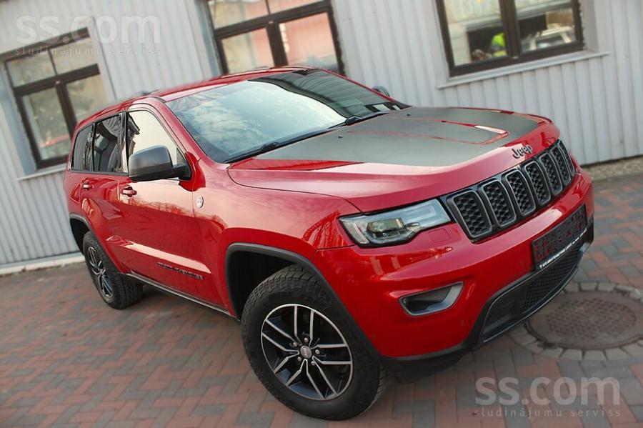 Sarkans Jeep Grand Cherokee 2019 Rīga, ar dzinēja tilpumu 3.00 L un nobraukumu 0 tūkst. km par 18850 €, foto 36 vietnē AUTOMOTO.COM.LV