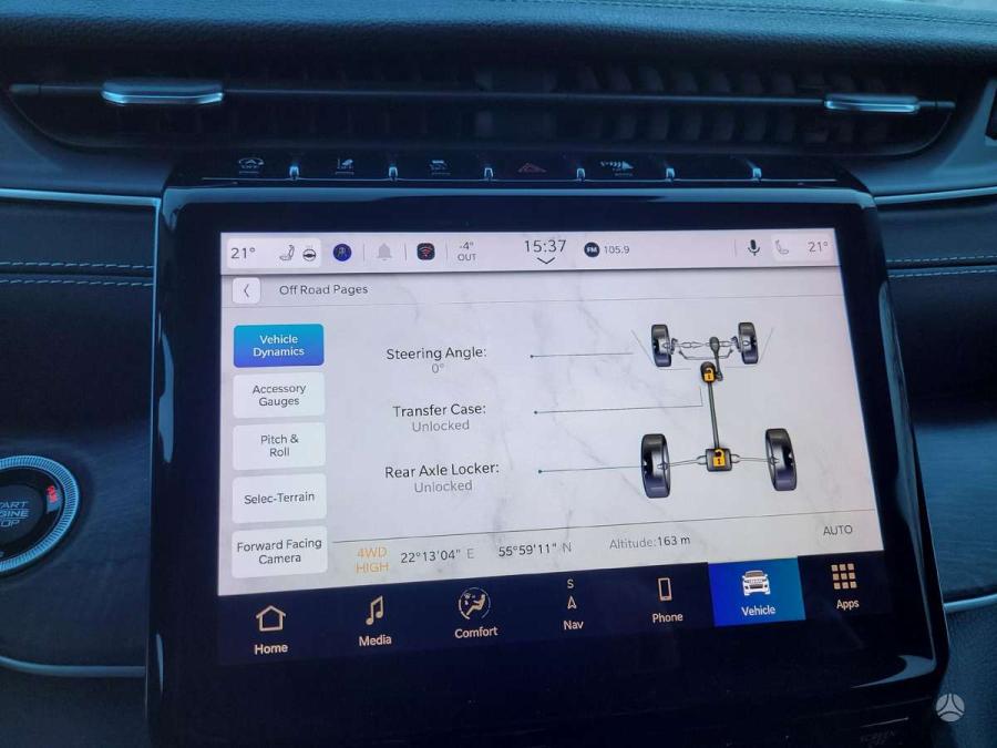Красный Джип Гранд Чероки 2021 в Тельшяй, объемом двигателя 3.60 л и пробегом 33 тыс. км за 35800 €, фото 26 на AUTOMOTO.COM.LV