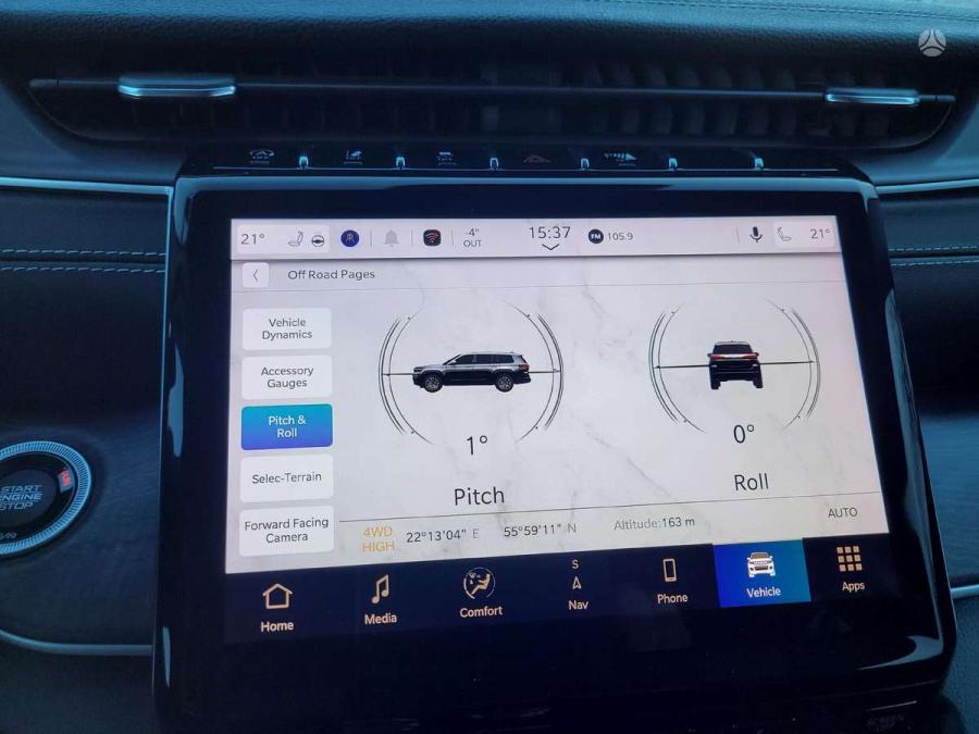 Красный Джип Гранд Чероки 2021 в Тельшяй, объемом двигателя 3.60 л и пробегом 33 тыс. км за 35800 €, фото 27 на AUTOMOTO.COM.LV