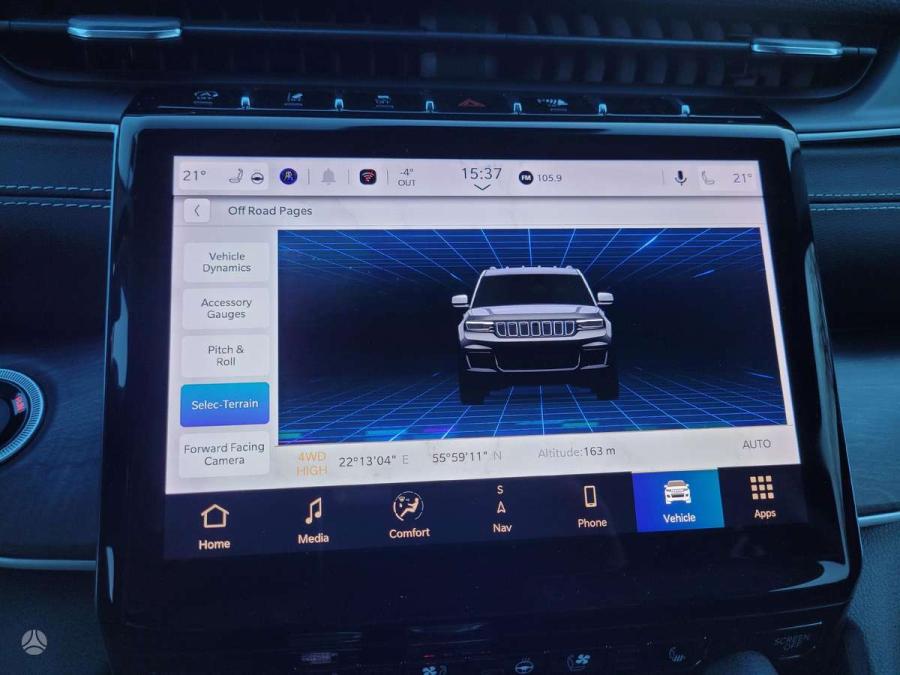 Красный Джип Гранд Чероки 2021 в Тельшяй, объемом двигателя 3.60 л и пробегом 33 тыс. км за 35800 €, фото 28 на AUTOMOTO.COM.LV