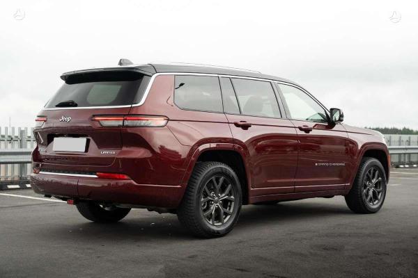Sarkans Jeep Grand Cherokee 2021 Viļņa, ar dzinēja tilpumu 3.60 L un nobraukumu 62 tūkst. km par 44000 €, foto 5 vietnē AUTOMOTO.COM.LV