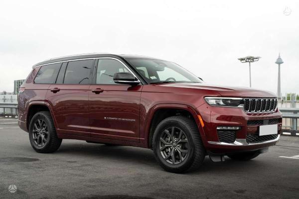 Sarkans Jeep Grand Cherokee 2021 Viļņa, ar dzinēja tilpumu 3.60 L un nobraukumu 62 tūkst. km par 44000 €, foto 7 vietnē AUTOMOTO.COM.LV