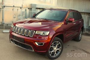 Sarkans Jeep Grand Cherokee 2021 Rīga, ar dzinēja tilpumu 3.00 L un nobraukumu 0 tūkst. km par 21850 €, foto  vietnē AUTOMOTO.COM.LV