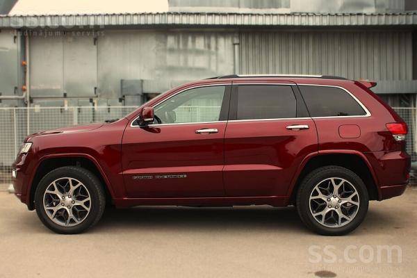 Red Jeep Grand Cherokee 2021 in Riga, with an engine capacity of 3.00 L and mileage of 0 thousand km for 21850 €, photo 3 on AUTOMOTO.COM.LV