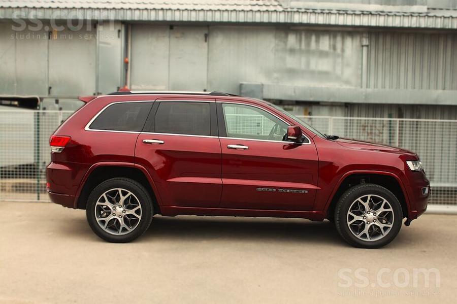 Red Jeep Grand Cherokee 2021 in Riga, with an engine capacity of 3.00 L and mileage of 0 thousand km for 21850 €, photo 8 on AUTOMOTO.COM.LV