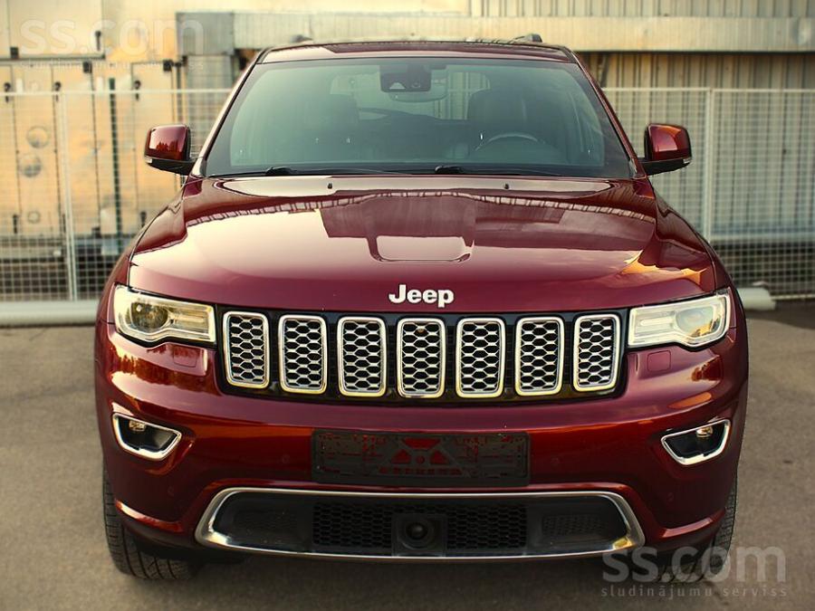 Red Jeep Grand Cherokee 2021 in Riga, with an engine capacity of 3.00 L and mileage of 0 thousand km for 21850 €, photo 9 on AUTOMOTO.COM.LV