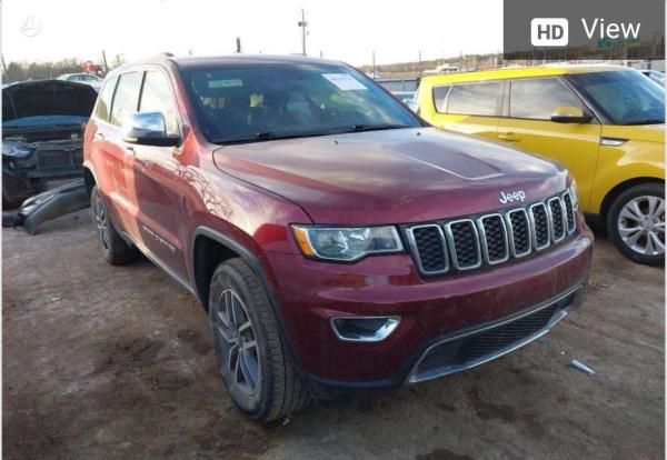 Red Jeep Grand Cherokee 2021 in Kaunas, with an engine capacity of 3.60 L and mileage of 147 thousand km for 10800 €, photo 1 on AUTOMOTO.COM.LV
