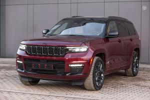 Red Jeep Grand Cherokee 2024 in Klaipeda, with an engine capacity of 5.65 L and mileage of 12 thousand km for 68600 €, photo  on AUTOMOTO.COM.LV