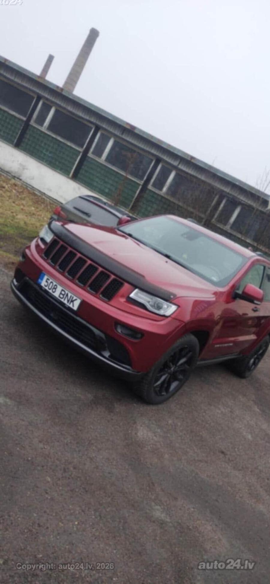 Sarkans Jeep Grand Cherokee 2015 Tallina, ar dzinēja tilpumu 3.00 L un nobraukumu 323 tūkst. km par 13640 €, foto 1 vietnē AUTOMOTO.COM.LV