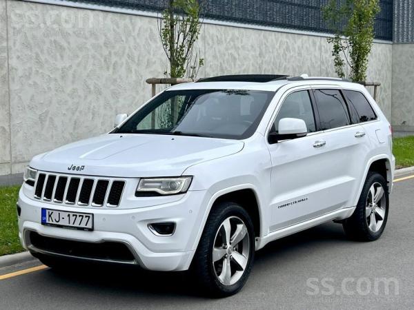 White Jeep Grand Cherokee 2013 in Riga, with an engine capacity of 3.00 L and mileage of 0 thousand km for 9450 €, photo 1 on AUTOMOTO.COM.LV