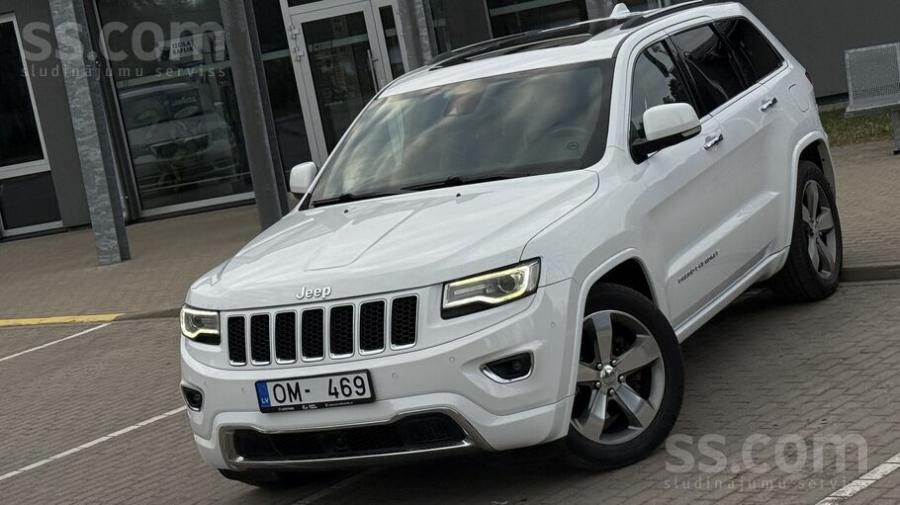 Balts Jeep Grand Cherokee 2014 Jūrmala, ar dzinēja tilpumu 3.00 L un nobraukumu 0 tūkst. km par 11950 €, foto 1 vietnē AUTOMOTO.COM.LV