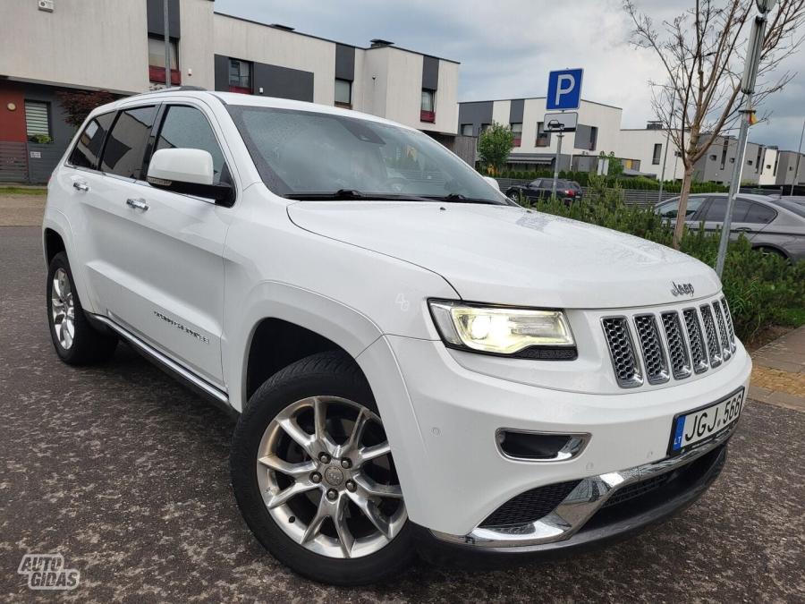 White Jeep Grand Cherokee 2016 in Vilnius, with an engine capacity of 3.00 L and mileage of 119 thousand km for 14990 €, photo 10 on AUTOMOTO.COM.LV