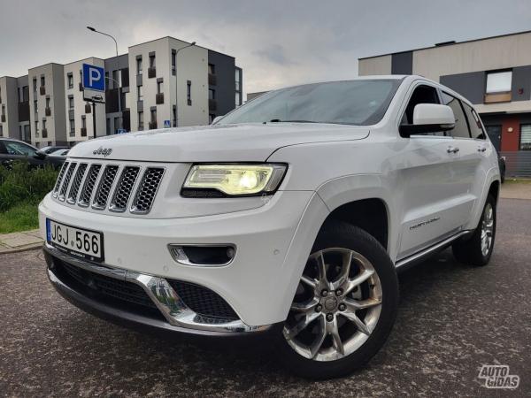 White Jeep Grand Cherokee 2016 in Vilnius, with an engine capacity of 3.00 L and mileage of 119 thousand km for 14990 €, photo 8 on AUTOMOTO.COM.LV