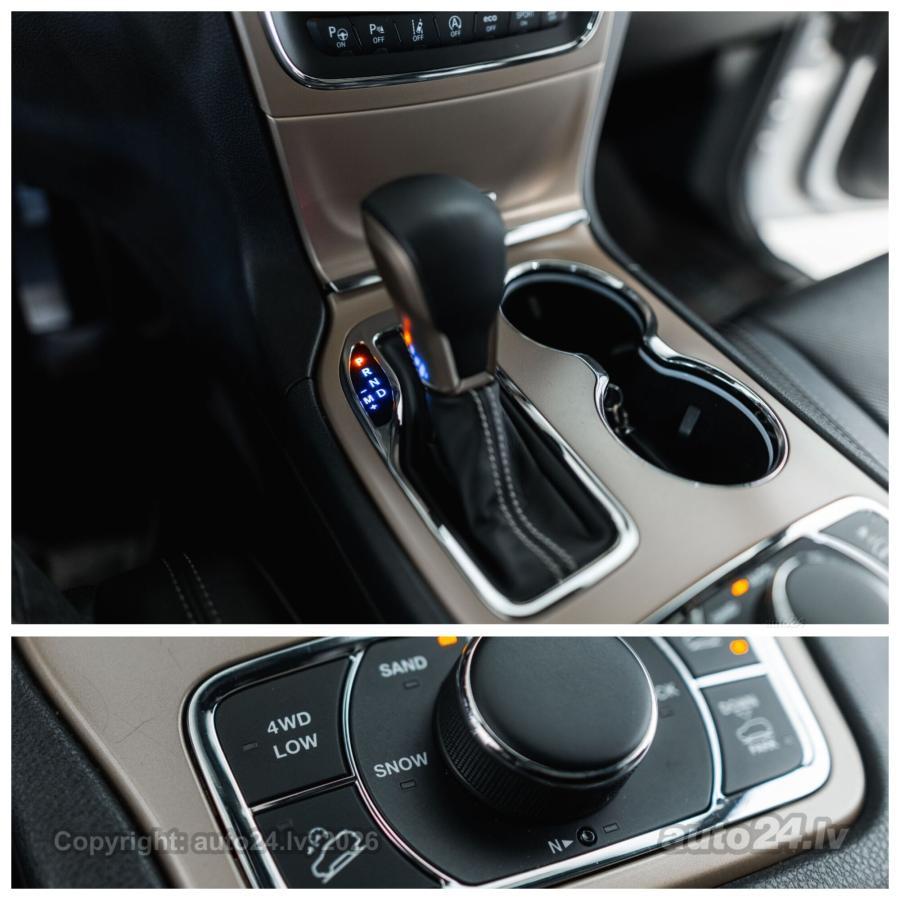 White Jeep Grand Cherokee 2017 in Tallinn, with an engine capacity of 3.00 L and mileage of 193 thousand km for 16990 €, photo 29 on AUTOMOTO.COM.LV