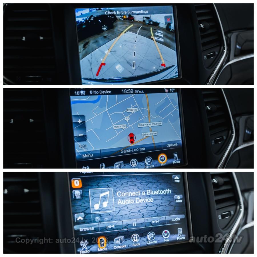 White Jeep Grand Cherokee 2017 in Tallinn, with an engine capacity of 3.00 L and mileage of 193 thousand km for 16990 €, photo 31 on AUTOMOTO.COM.LV