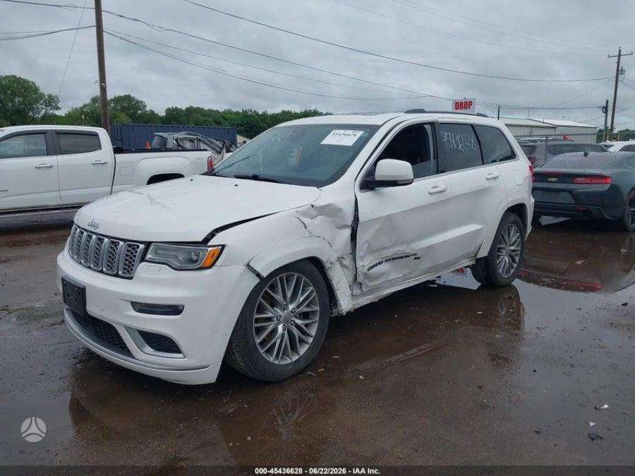 White Jeep Grand Cherokee 2017 in Klaipeda, with an engine capacity of 3.60 L and mileage of 220 thousand km for 10500 €, photo 6 on AUTOMOTO.COM.LV