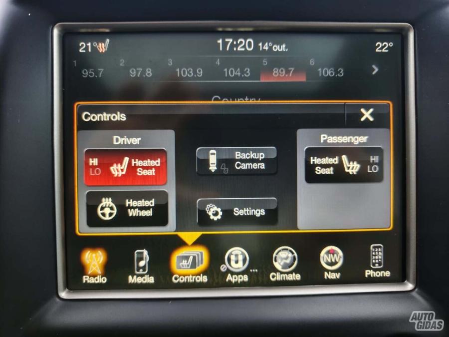 Белый Джип Гранд Чероки 2017 в Шяуляй, объемом двигателя 3.60 л и пробегом 195 тыс. км за 13990 €, фото 21 на AUTOMOTO.COM.LV