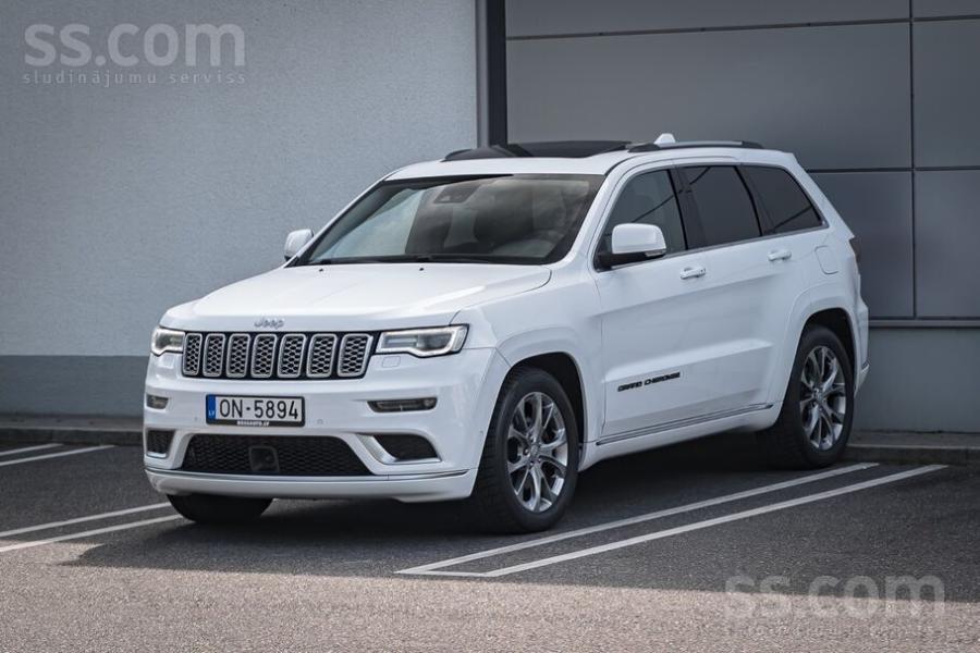 Balts Jeep Grand Cherokee 2020 Rīga, ar dzinēja tilpumu 3.00 L un nobraukumu 147 tūkst. km par 22500 €, foto 1 vietnē AUTOMOTO.COM.LV