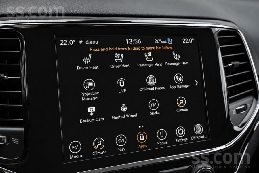 Balts Jeep Grand Cherokee 2020 Rīga, ar dzinēja tilpumu 3.00 L un nobraukumu 147 tūkst. km par 22500 €, foto 25 vietnē AUTOMOTO.COM.LV