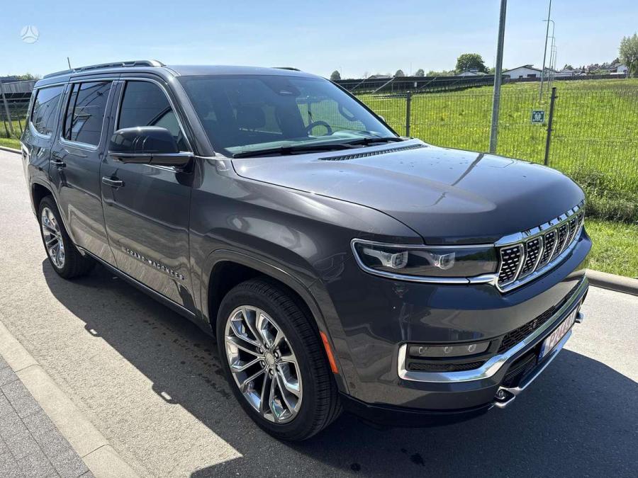 Pelēks Jeep grand-wagoneer 2022 Šilutė, ar dzinēja tilpumu 6.40 L un nobraukumu 6 tūkst. km par 77000 €, foto 4 vietnē AUTOMOTO.COM.LV