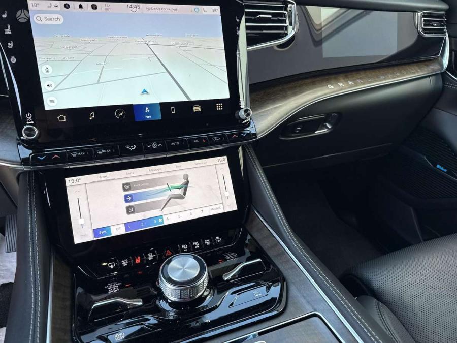 Pelēks Jeep grand-wagoneer 2022 Šilutė, ar dzinēja tilpumu 6.40 L un nobraukumu 6 tūkst. km par 77000 €, foto 21 vietnē AUTOMOTO.COM.LV