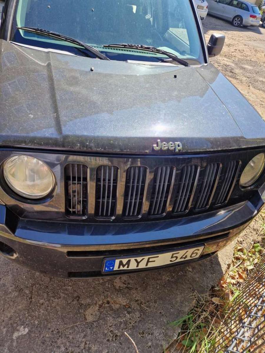 Melns Jeep Patriot 2008 Viļņa, ar dzinēja tilpumu 0.00 L un nobraukumu 0 tūkst. km par 2200 €, foto 1 vietnē AUTOMOTO.COM.LV