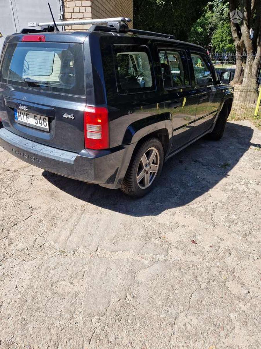 Melns Jeep Patriot 2008 Viļņa, ar dzinēja tilpumu 0.00 L un nobraukumu 0 tūkst. km par 2200 €, foto 5 vietnē AUTOMOTO.COM.LV