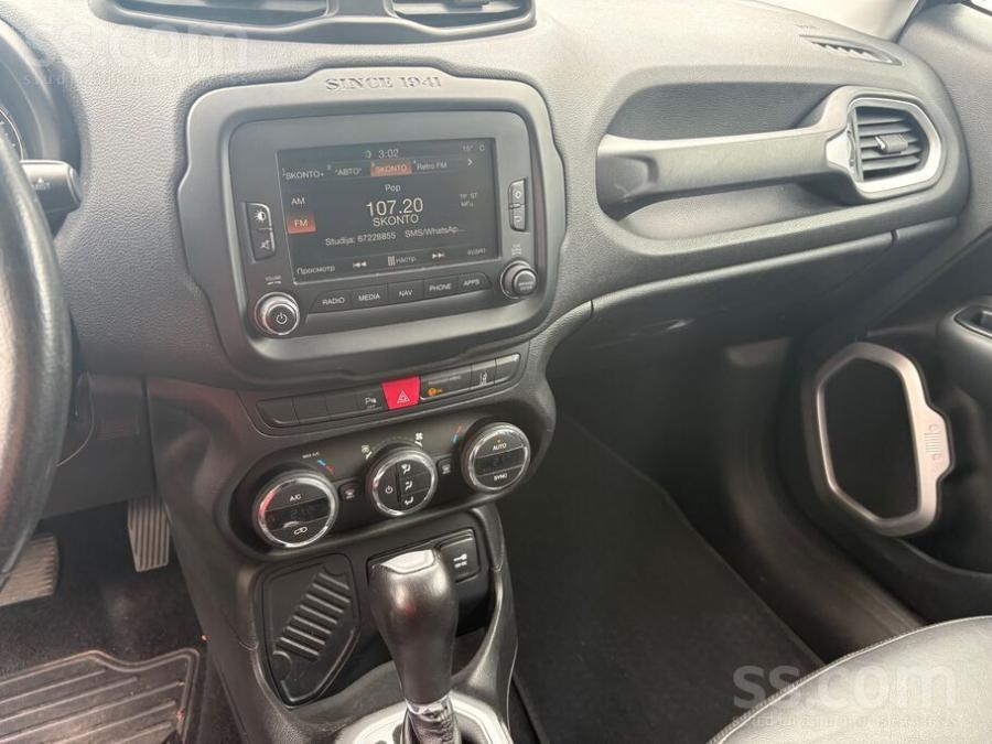 Melns Jeep Renegade 2015 Rīga, ar dzinēja tilpumu 1.40 L un nobraukumu 0 tūkst. km par 9800 €, foto 10 vietnē AUTOMOTO.COM.LV