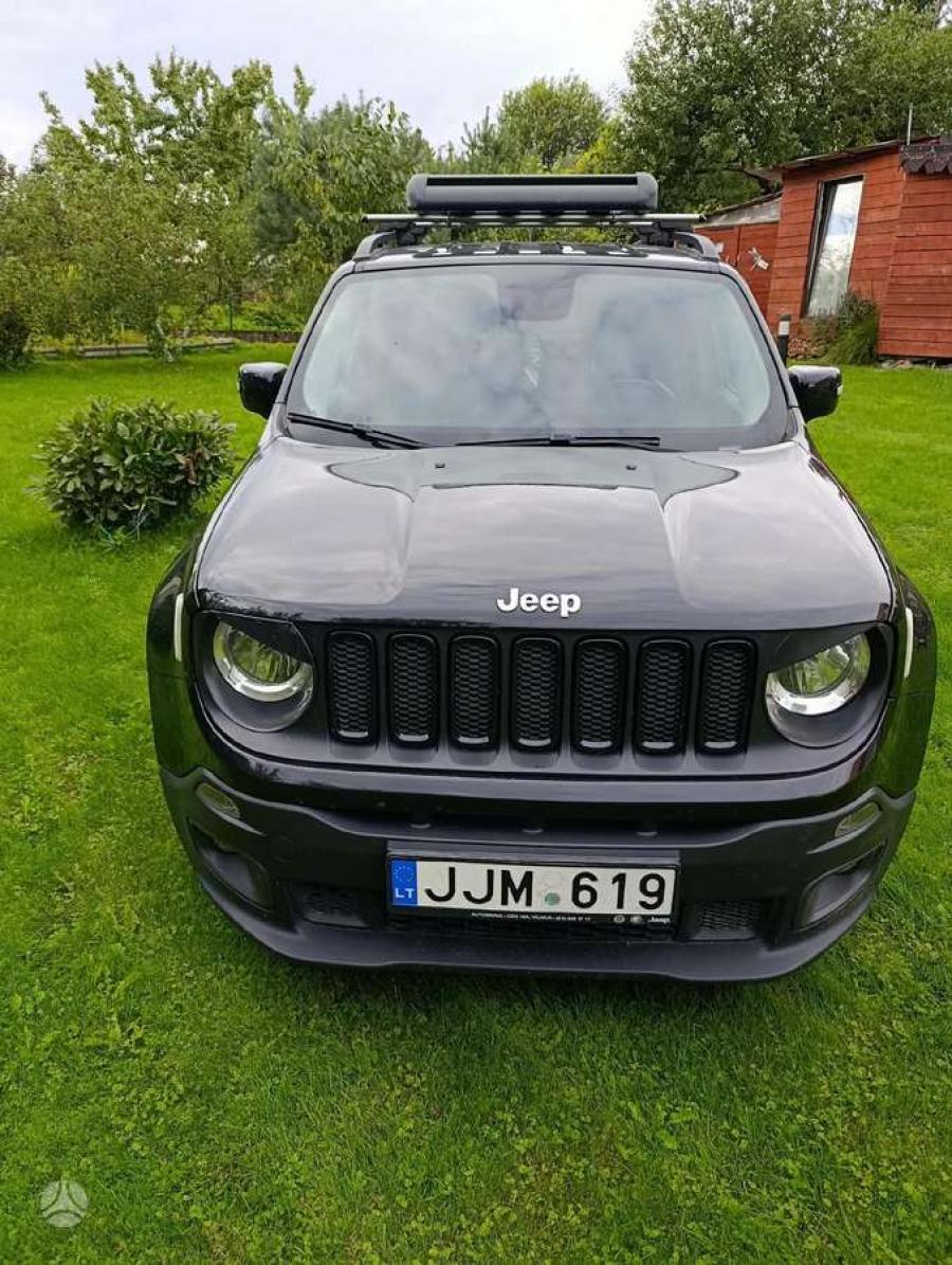 Melns Jeep Renegade 2016 Viļņa, ar dzinēja tilpumu 1.60 L un nobraukumu 116 tūkst. km par 8800 €, foto 1 vietnē AUTOMOTO.COM.LV