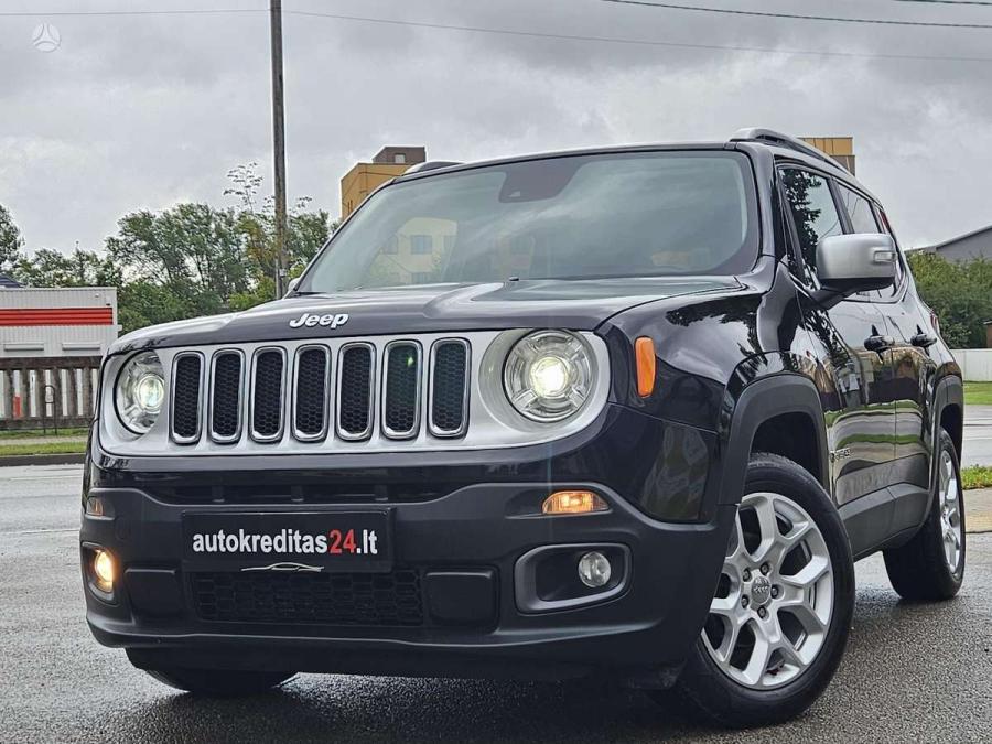 Black Jeep Renegade 2016 in Siauliai, with an engine capacity of 1.60 L and mileage of 252 thousand km for 7450 €, photo 1 on AUTOMOTO.COM.LV