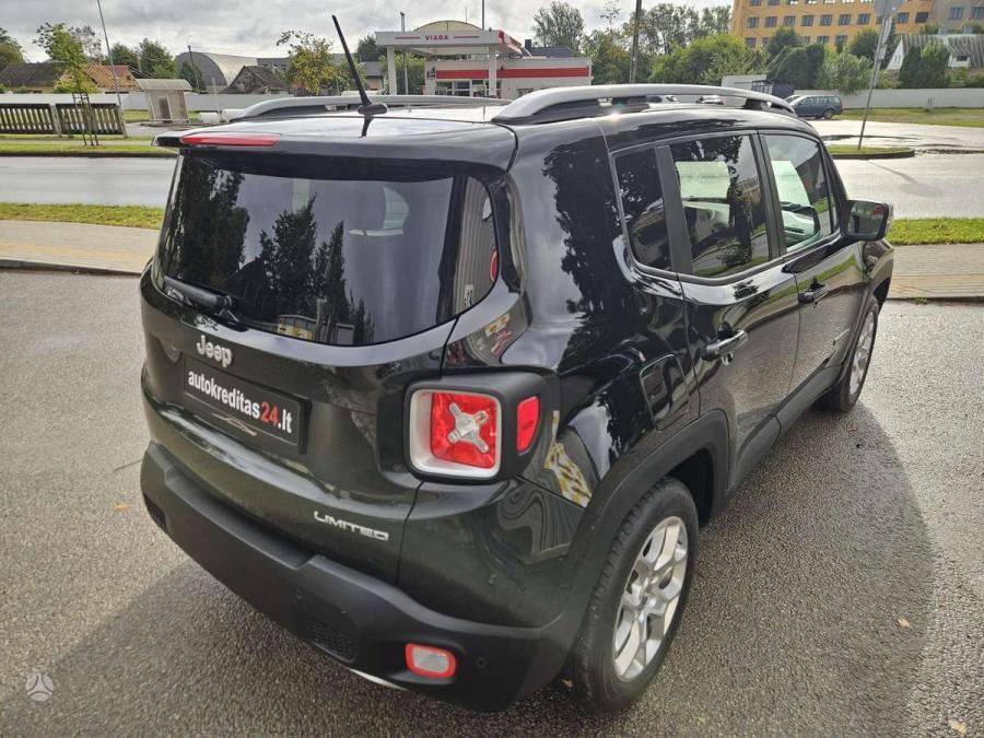 Black Jeep Renegade 2016 in Siauliai, with an engine capacity of 1.60 L and mileage of 252 thousand km for 7450 €, photo 8 on AUTOMOTO.COM.LV