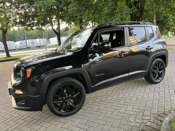 Black Jeep Renegade 2017 in Riga, with an engine capacity of 1.60 L and mileage of 0 thousand km for 8800 €, photo 2 on AUTOMOTO.COM.LV