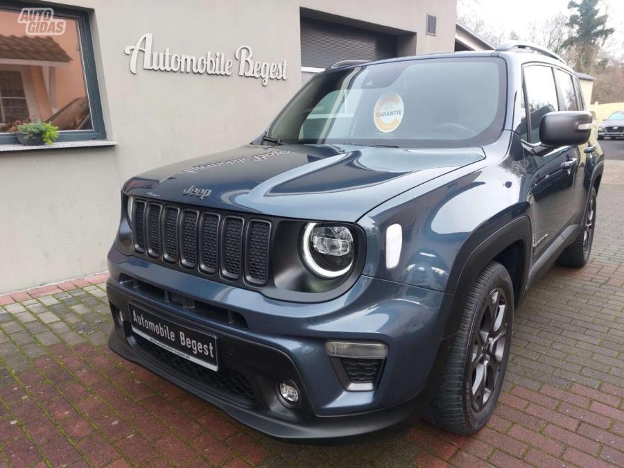 Blue Jeep Renegade 2021 in Kaunas, with an engine capacity of 1.00 L and mileage of 11 thousand km for 23429 €, photo 1 on AUTOMOTO.COM.LV