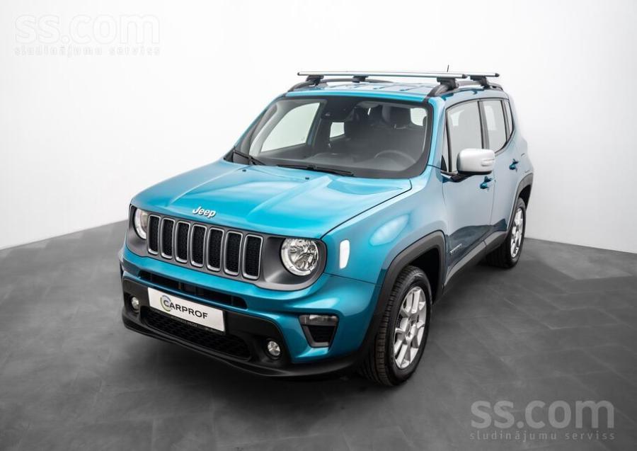 Green Jeep Renegade 2022 in Tallinn, with an engine capacity of 1.30 L and mileage of 69 thousand km for 15999 €, photo 1 on AUTOMOTO.COM.LV