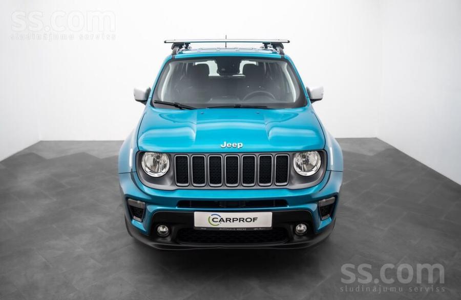 Green Jeep Renegade 2022 in Tallinn, with an engine capacity of 1.30 L and mileage of 69 thousand km for 15999 €, photo 3 on AUTOMOTO.COM.LV