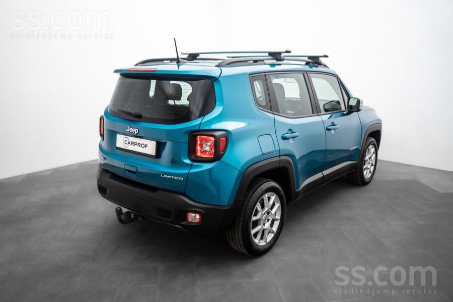 Green Jeep Renegade 2022 in Tallinn, with an engine capacity of 1.30 L and mileage of 69 thousand km for 15999 €, photo 5 on AUTOMOTO.COM.LV