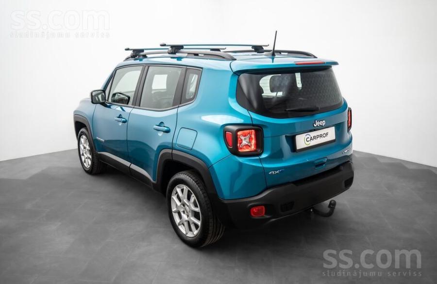 Green Jeep Renegade 2022 in Tallinn, with an engine capacity of 1.30 L and mileage of 69 thousand km for 15999 €, photo 7 on AUTOMOTO.COM.LV