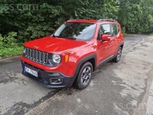 Sarkans Jeep Renegade 2017 Rīga, ar dzinēja tilpumu 1.40 L un nobraukumu 119 tūkst. km par 9500 €, foto  vietnē AUTOMOTO.COM.LV