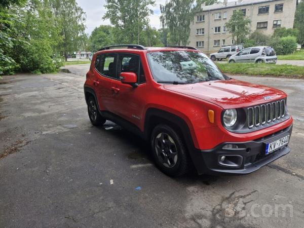 Sarkans Jeep Renegade 2017 Rīga, ar dzinēja tilpumu 1.40 L un nobraukumu 119 tūkst. km par 9500 €, foto 2 vietnē AUTOMOTO.COM.LV