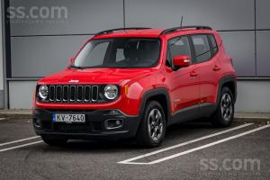 Red Jeep Renegade 2017 in Riga, with an engine capacity of 1.40 L and mileage of 119 thousand km for 9900 €, photo  on AUTOMOTO.COM.LV