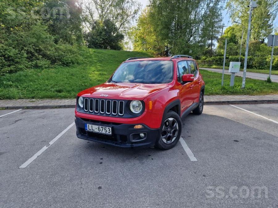 Sarkans Jeep Renegade 2018 Rīga, ar dzinēja tilpumu 1.40 L un nobraukumu 83 tūkst. km par 18000 €, foto 1 vietnē AUTOMOTO.COM.LV