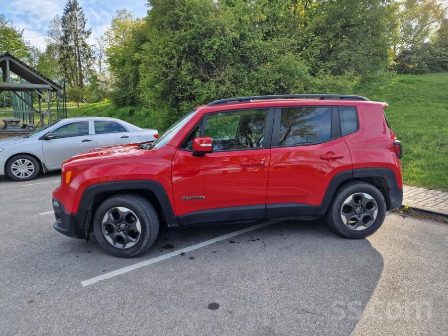 Sarkans Jeep Renegade 2018 Rīga, ar dzinēja tilpumu 1.40 L un nobraukumu 83 tūkst. km par 18000 €, foto 2 vietnē AUTOMOTO.COM.LV