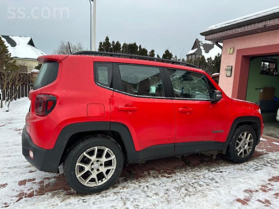 Sarkans Jeep Renegade 2020 Daugavpils, ar dzinēja tilpumu 1.30 L un nobraukumu 100 tūkst. km par 18000 €, foto 1 vietnē AUTOMOTO.COM.LV
