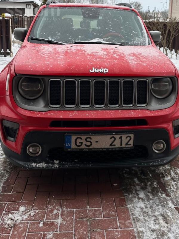 Sarkans Jeep Renegade 2020 Daugavpils, ar dzinēja tilpumu 1.30 L un nobraukumu 100 tūkst. km par 18000 €, foto 3 vietnē AUTOMOTO.COM.LV