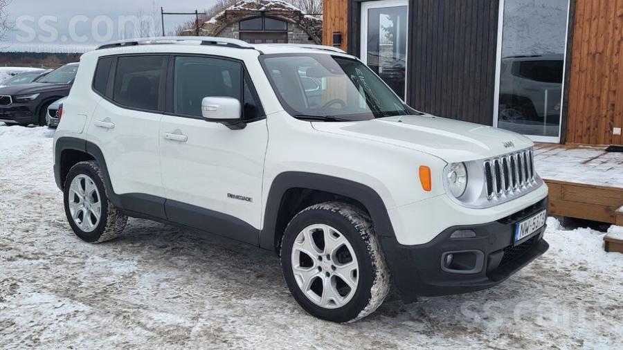 White Jeep Renegade 2015 in Riga, with an engine capacity of 2.00 L and mileage of 160 thousand km for 10600 €, photo 1 on AUTOMOTO.COM.LV
