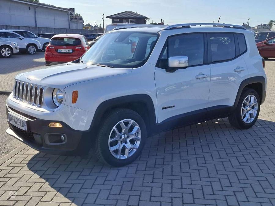 Balts Jeep Renegade 2015 Tauragė, ar dzinēja tilpumu 1.60 L un nobraukumu 142 tūkst. km par 6300 €, foto 1 vietnē AUTOMOTO.COM.LV