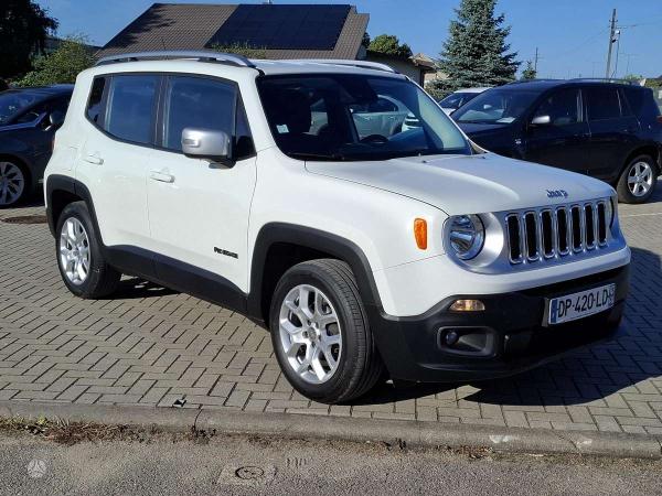 Balts Jeep Renegade 2015 Tauragė, ar dzinēja tilpumu 1.60 L un nobraukumu 142 tūkst. km par 6300 €, foto 3 vietnē AUTOMOTO.COM.LV