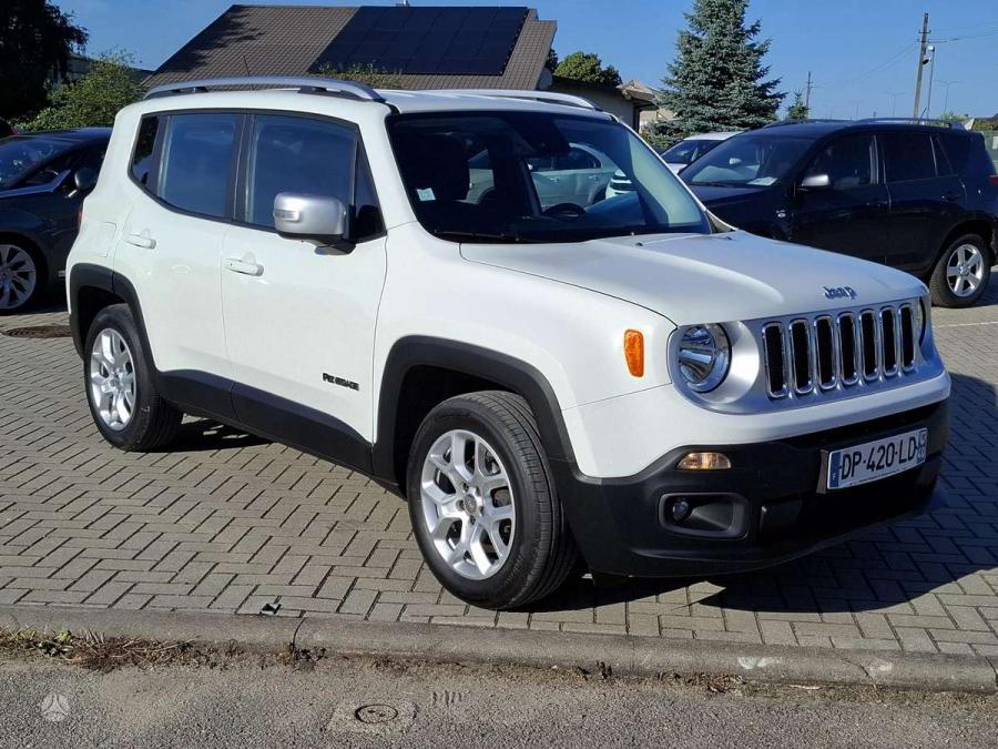 Balts Jeep Renegade 2015 Tauragė, ar dzinēja tilpumu 1.60 L un nobraukumu 142 tūkst. km par 6300 €, foto 4 vietnē AUTOMOTO.COM.LV